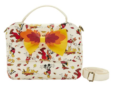 Loungefly Fall Mickey And Minnie Statement Collection Minnie Mouse