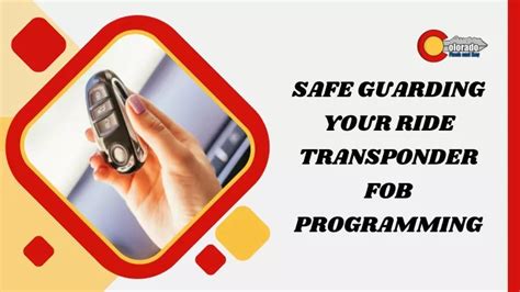 ppt safe guarding your ride transponder fob programming powerpoint