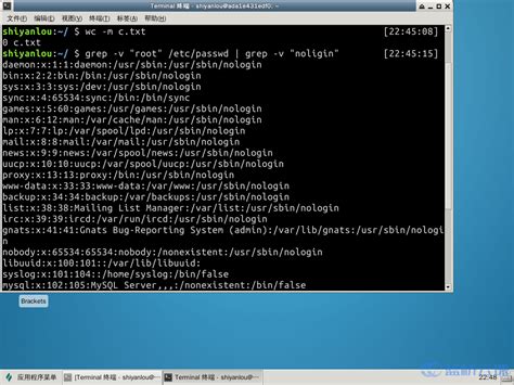 Linux操作6wc Grep 蓝桥云课