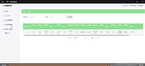 Ssm毕设人才猎聘系统源码程序论文 Csdn博客