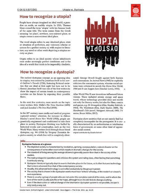 02 The Circle Utopia Vs Dystopia Pdf