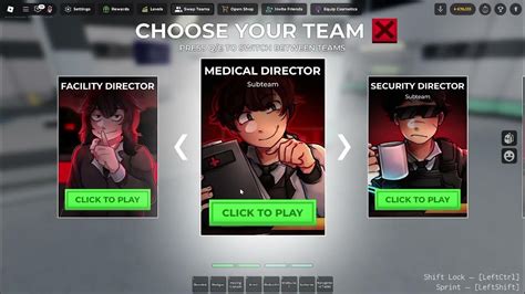 Asylum Life Facility Director And Facility Director Sub Team Showcase