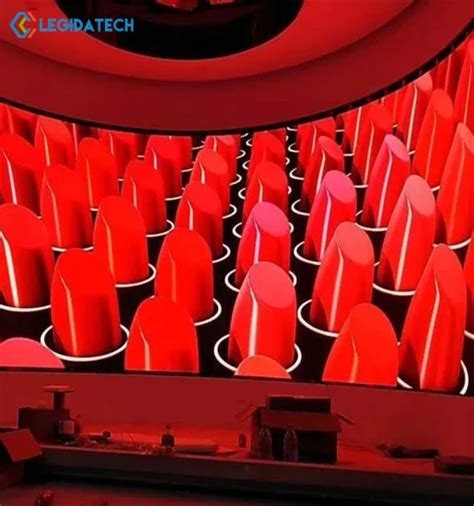Indoor Circular Curved Soft Round Circle Led Display Flexible Led