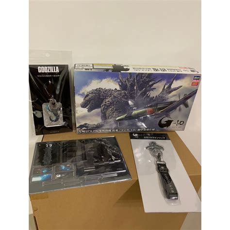 哥吉拉 10 周邊合售 Godzilla Minus One 震電 鑰匙圈 掛勾 壓克力立牌 蝦皮購物