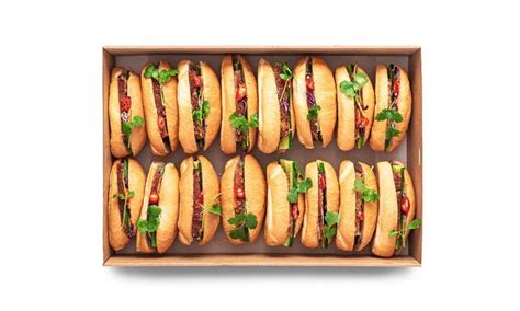 Vietnamese Mini Bread Rolls Banh Mi Crackling Pork