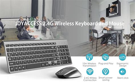Wireless Keyboard Mouse Combo J Joyaccess 2 4g Ergonomic Computer Keyboard