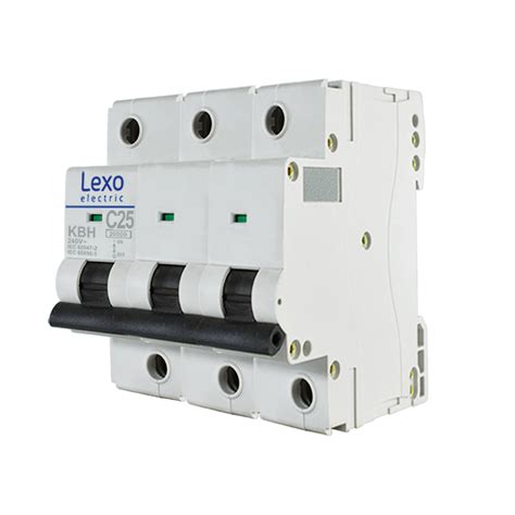 Interruptor AutomÁtico 3x25a Curva C 20ka Lexocl