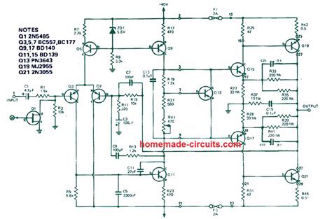 Stereo Amplifier Circuit Diagram