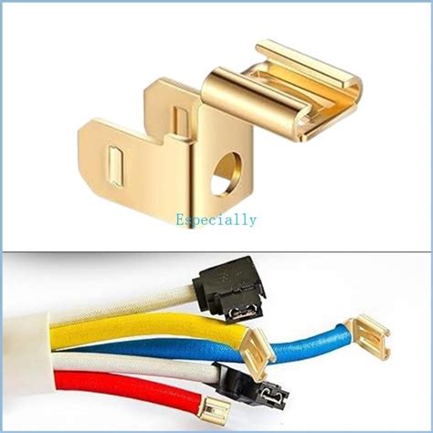 Esp องศาตวเชอมตอ Quick Disconnect ไฟฟา ทศทางอะแดปเตอร Piggybacks Spade Connectors