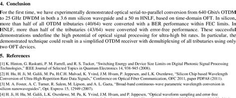 results for hnlf a output spectrum of hnlf b dwdm spectrum