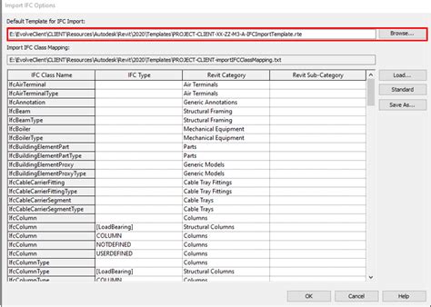 Importing Ifc Into Revit Evolve Consultancy