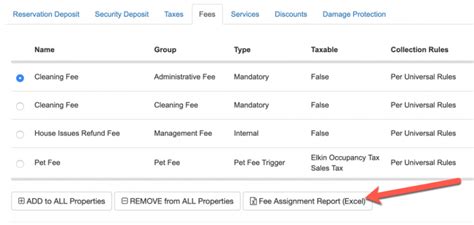New Fee Assignment Report Vacation Rental Software Blog