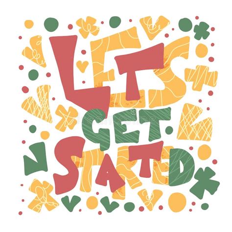 Lets Get Started Stock Illustrations 157 Lets Get Started Stock
