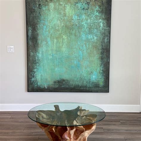 Unique Teak Root Rectangular Coffee Table Rustic Natural Beauty Etsy