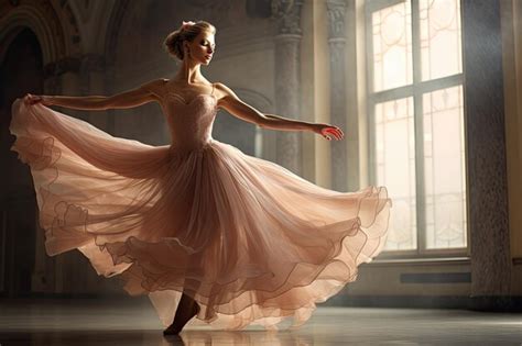 Premium AI Image Graceful Ballet Elegance On Pointe