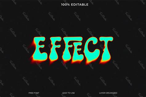 Effect Font Style Text Effect Photoshop Premium Psd File