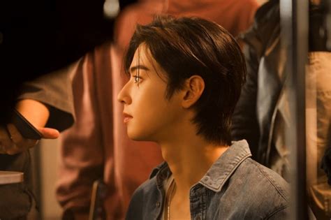 더쿠 스프라이트 차은우와 함께한 광고 촬영 비하인드 현장 공개