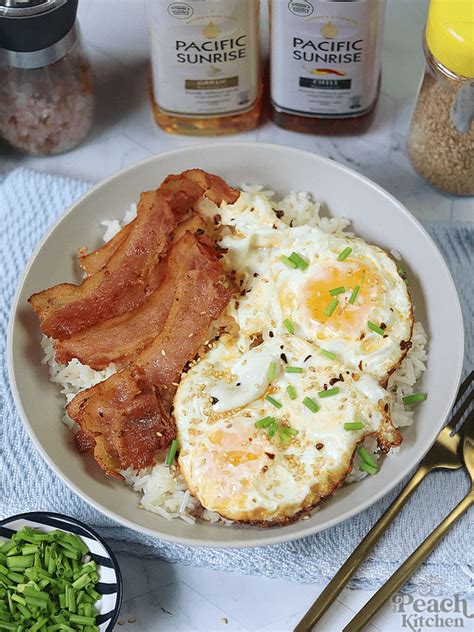 Bacsilog With Chili Eggs The Peach Kitchen