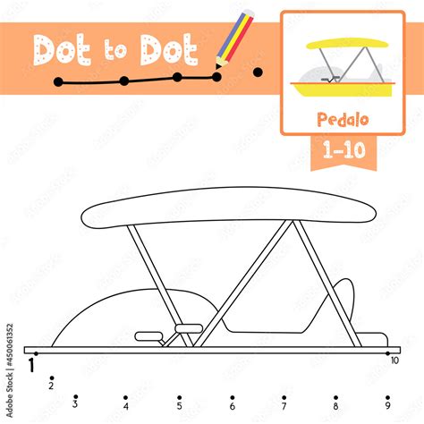 Stock Vektorgrafik Dot To Dot Educational Game And Coloring Book