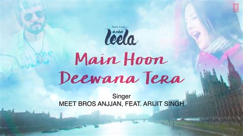 A Sonu Nigam Cover Main Hoon Deewana Tera Lyrics Youtube