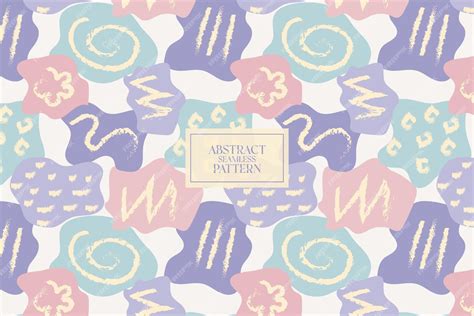 Premium Vector Geometric Abstract Organic Form Squiggle Shapes Wavy Line Colorful Vector