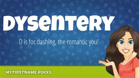 Dysentery First Name Personality Popularity