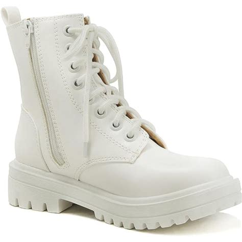 Lug Sole Lace Up Boots Comfy Moccasin