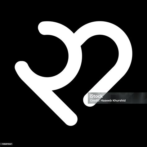 Logo Rm Minimal Ikon Huruf Rm Dengan Latar Belakang Mewah Ide Logo