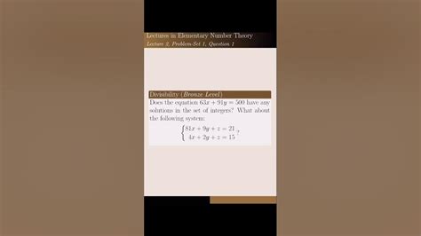 Solution To Question 1 Problems Set 1 Youtube