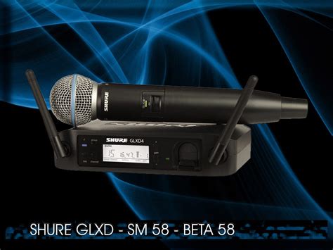 Microfono inalambrico SHURE GLXD – SM58 – BETA 58 – House