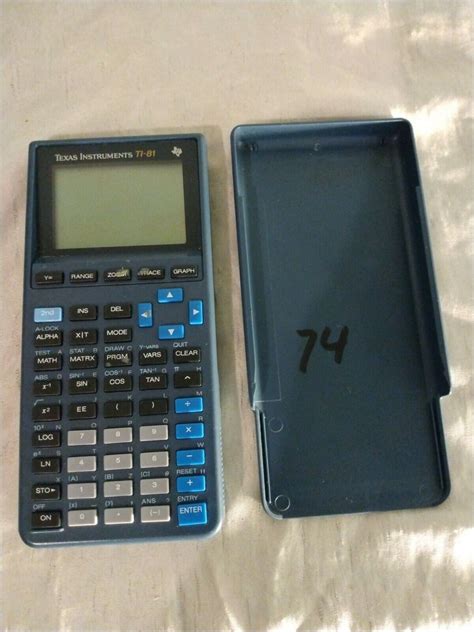Texas Instruments Ti 81 Graphing Calculator Tested Working With