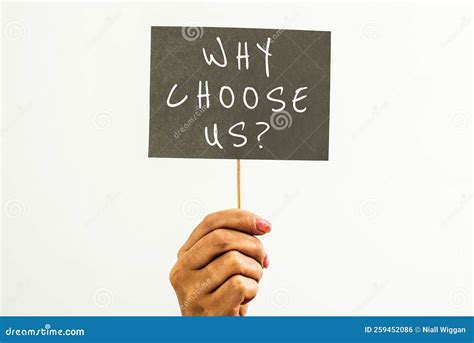 Text Caption Presenting Why Choose Us Question Internet Concept
