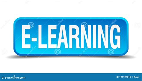 E Learning Button Stock Vector Illustration Of Sign 121127010