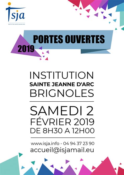 Journée portes ouvertes Brignoles Institution Sainte Jeanne d Arc