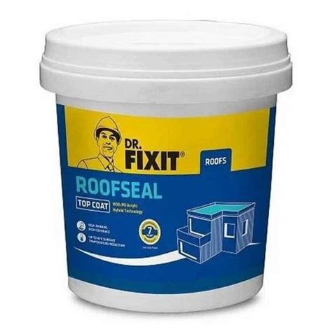 Dr Fixit 20l Roofseal Top Coat Waterproofing Coating Packaging Size 20kg At ₹ 6379 00 Bucket