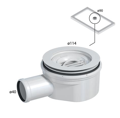 Siphon Pour Receveur De Douche Diam 90 Mm Equation Leroy Merlin