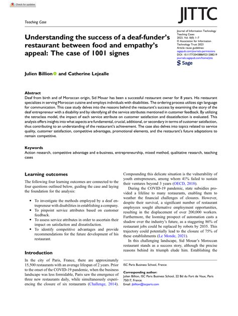 pdf teaching case journal of information technology teaching cases