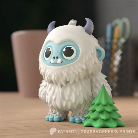 Stl File Cutie Yeti 🐉・3d Printing Idea To Download・cults