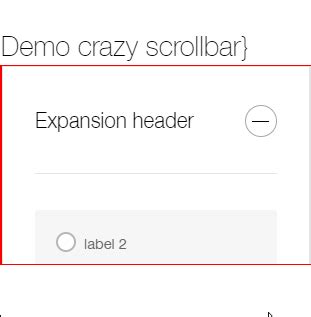Bug Broken Perfect Scrollbar On Checkbox Click Inside Accordion Issue Sbb Design