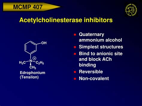 Ppt Acetylcholinesterase Inhibitors Powerpoint Presentation Free