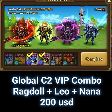 Wtswtt C2 Sss Lnd Ragdoll Leo With Full Of Meta Unit Vip Runes