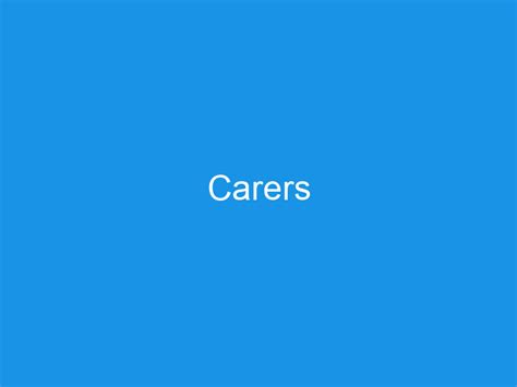 Carers Swanswell Medical Centre