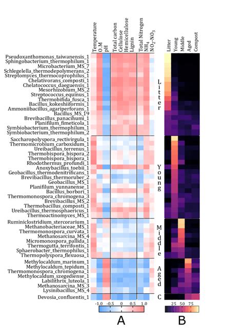 Spearman Correlation Matrix Beween Physicochemical Parameters And The