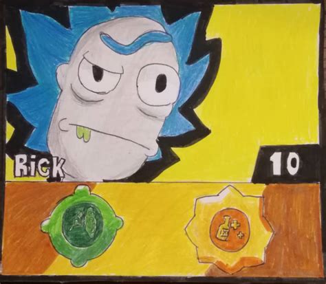 Rick In Brawl Stars Style By Gioelecusin On Deviantart
