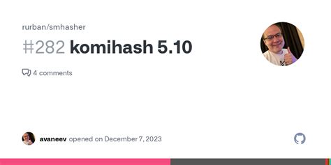 Komihash Issue Rurban Smhasher Github