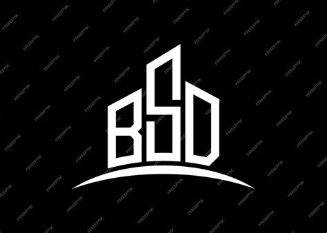 Premium Vector Letter Bsd Building Vector Monogram Logo Design