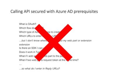 Connect Sharepoint Framework Solutions To Apis Secured With Azure Ad Ppt