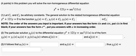 Solved 4 Points In This Problem You Will Solve The Chegg Com