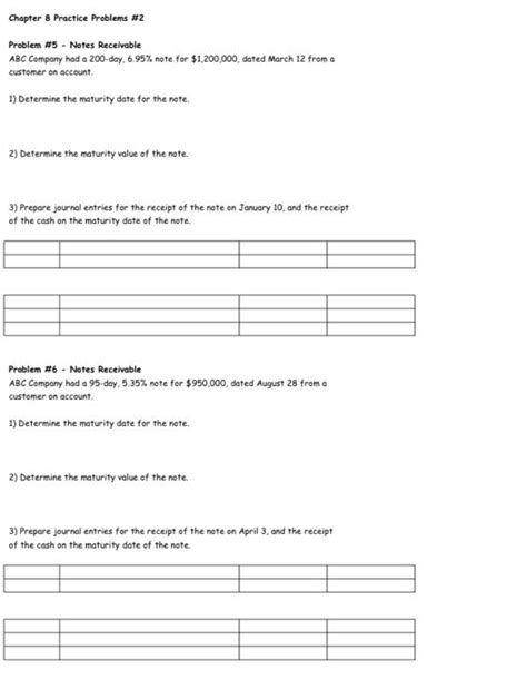 Solved Determine The Maturity Date For The Note Chegg Com