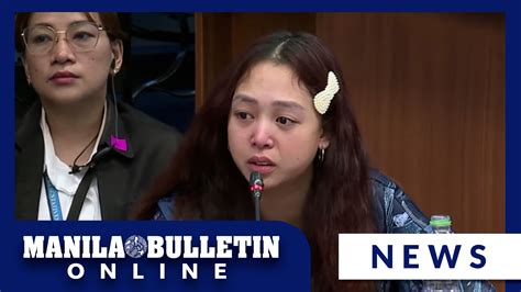 Cassandra Ong Turns Emotional During Senate Hearing